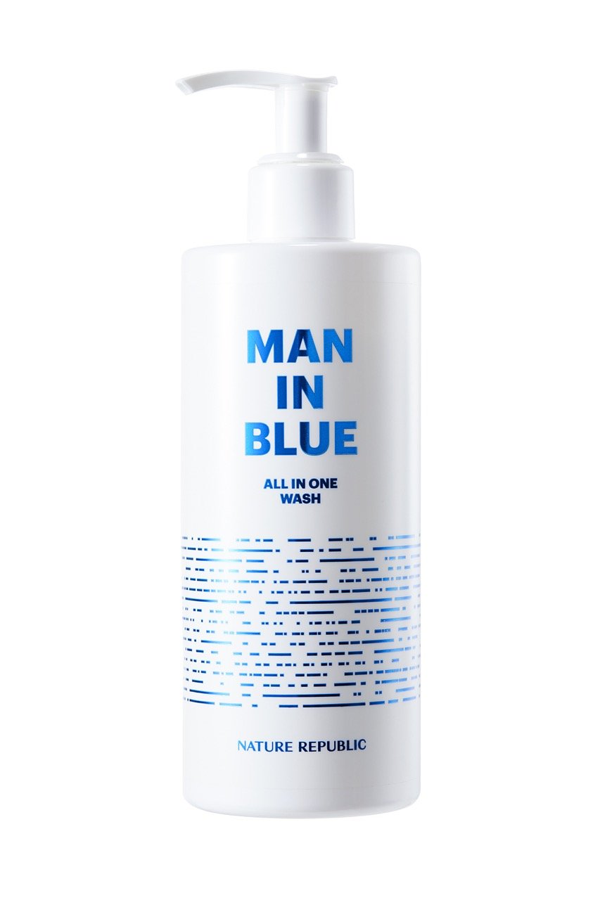 Man in Blue All-in-One Wash – naturerepublic